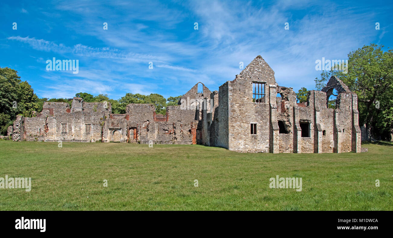Netley Abbey, Ruin, Hampshire, England Stock Photo - Alamy