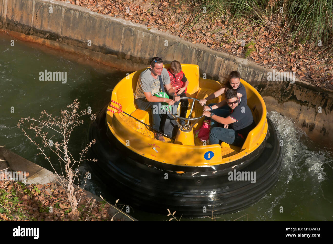 Isla Magica (Magic Island) Theme Park, Orinoco rapids attraction ...