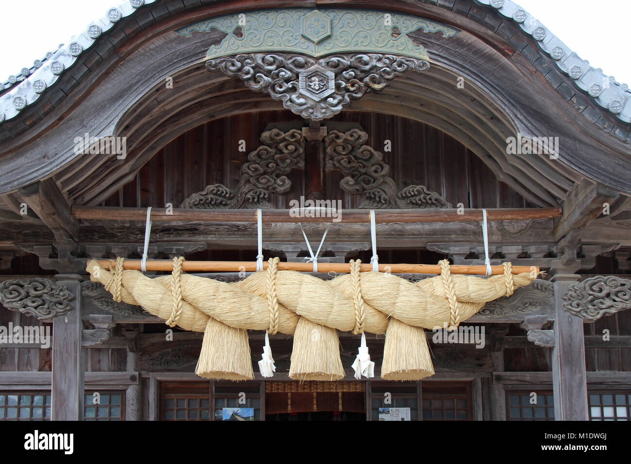 In a shintoist shrine (Izumo-taisha) in Izumo (Japan Stock Photo - Alamy