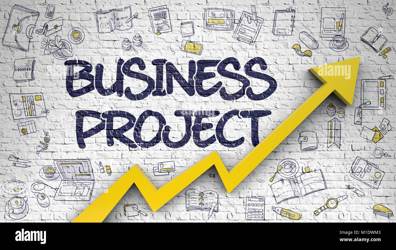 Business project icons hi-res stock photography and images - Alamy