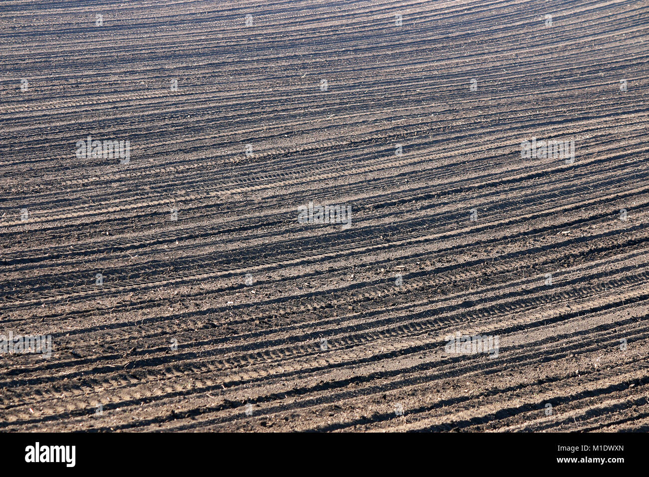 plowed field background agriculture industry Stock Photo - Alamy