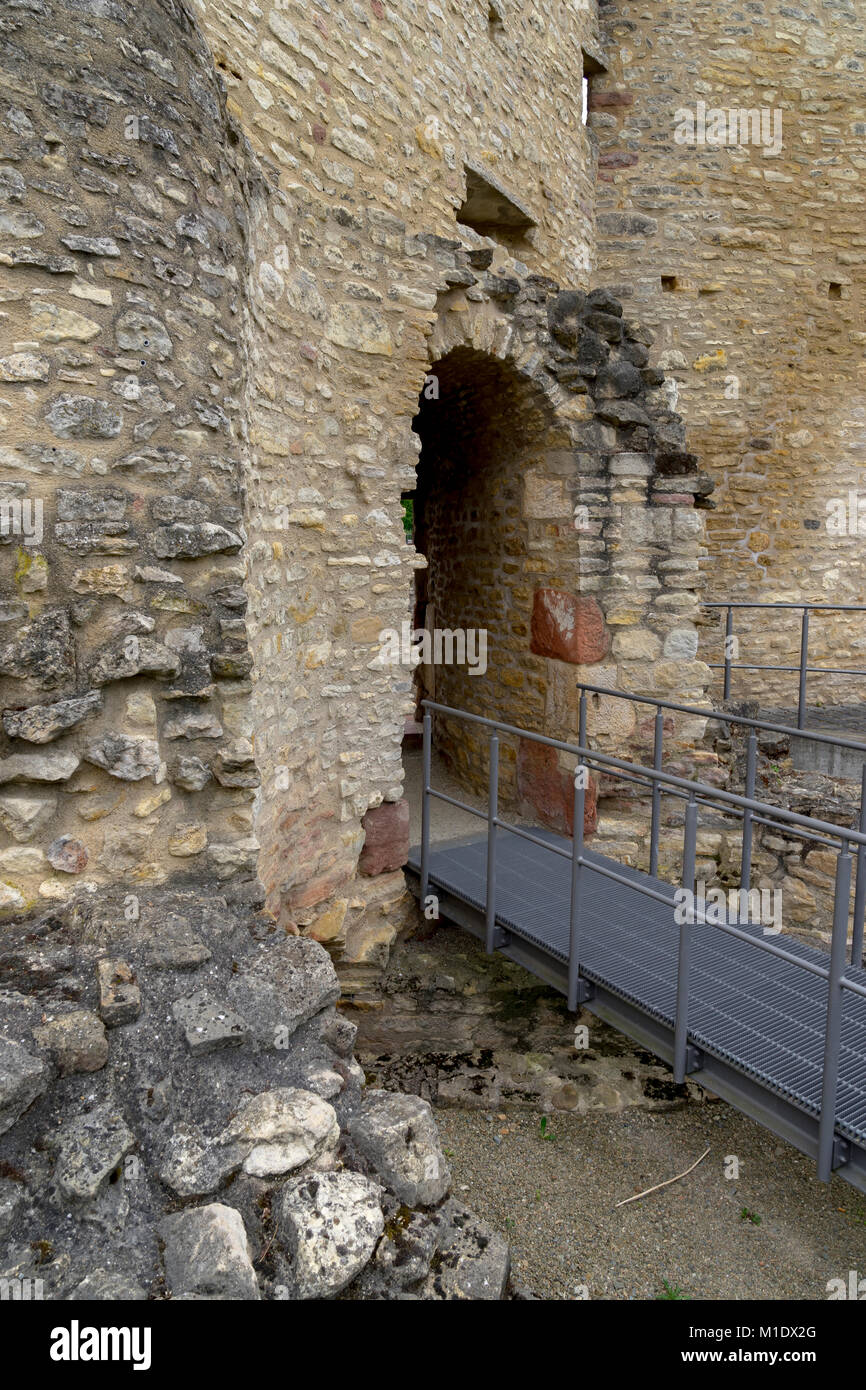 Ruins of the Pfalz of Carolus Magnus, Karl der Große, Charlemagne in ...