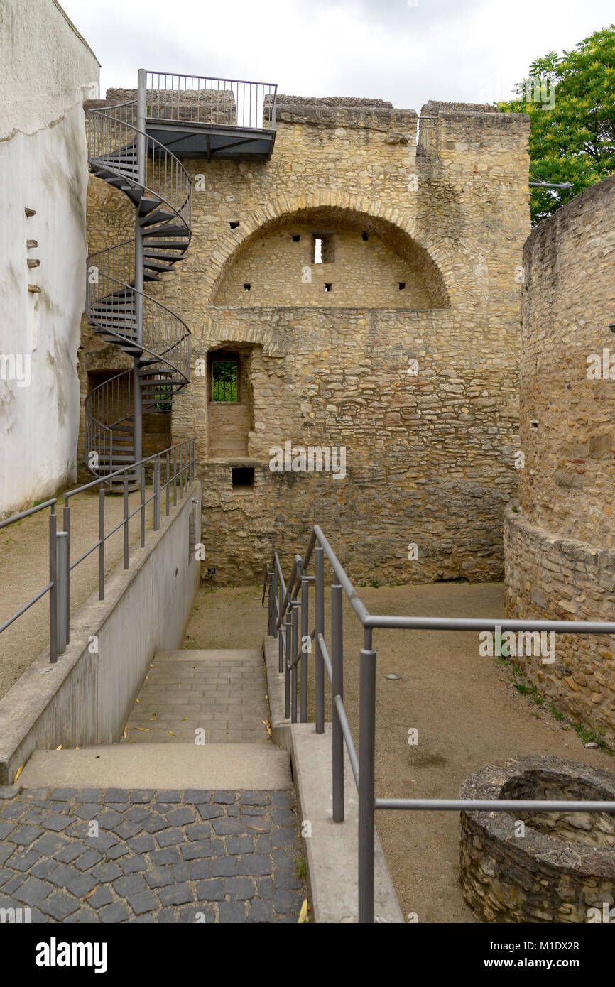 Ruins of the Pfalz of Carolus Magnus, Karl der Große, Charlemagne in ...
