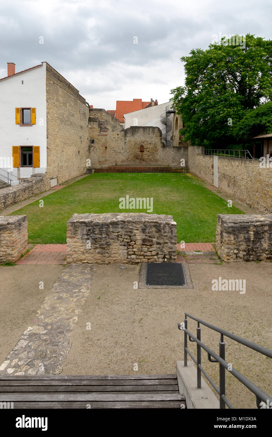 Ruins of the Pfalz of Carolus Magnus, Karl der Große, Charlemagne in ...