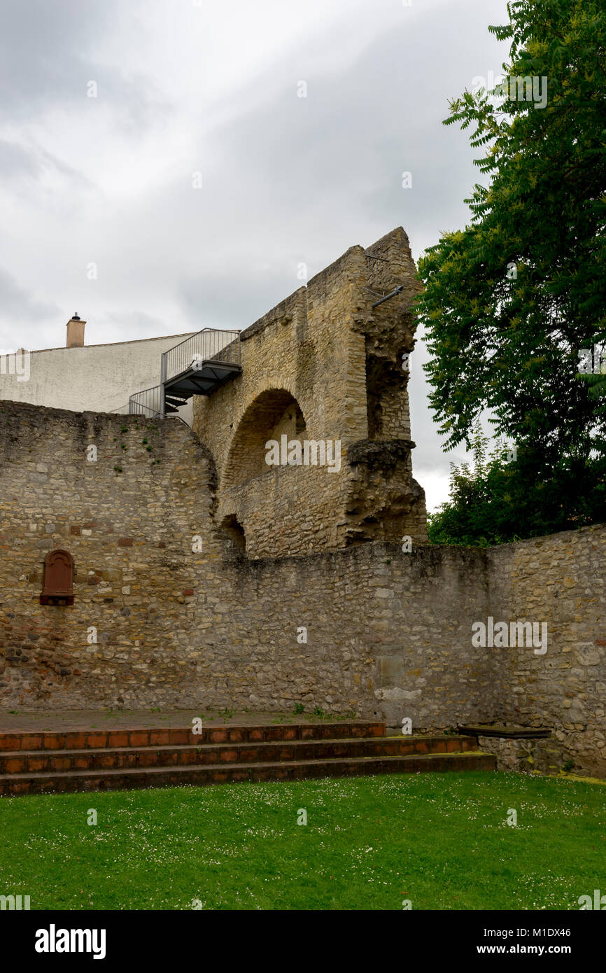 Ruins of the Pfalz of Carolus Magnus, Karl der Große, Charlemagne in ...