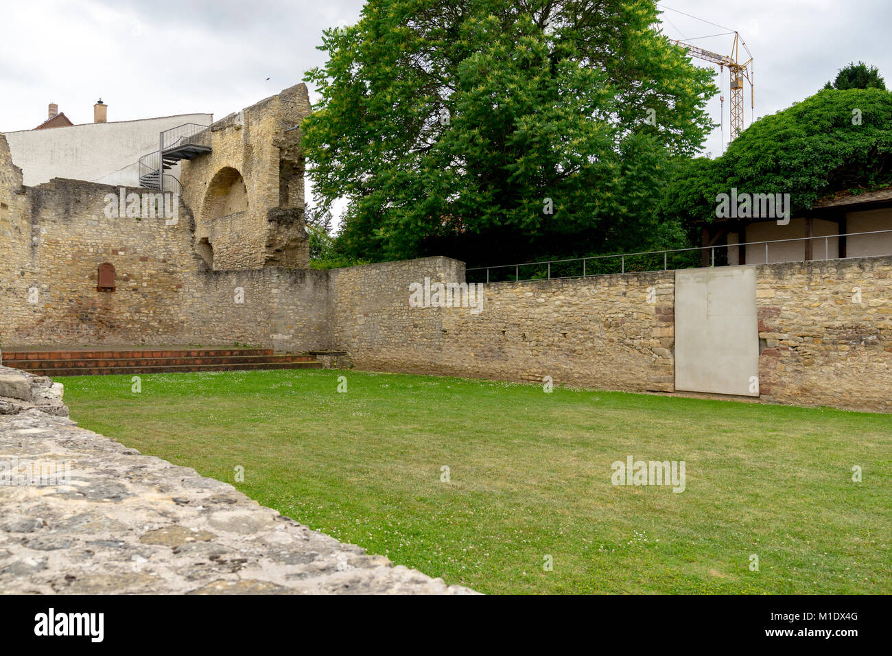 Ruins of the Pfalz of Carolus Magnus, Karl der Große, Charlemagne in ...