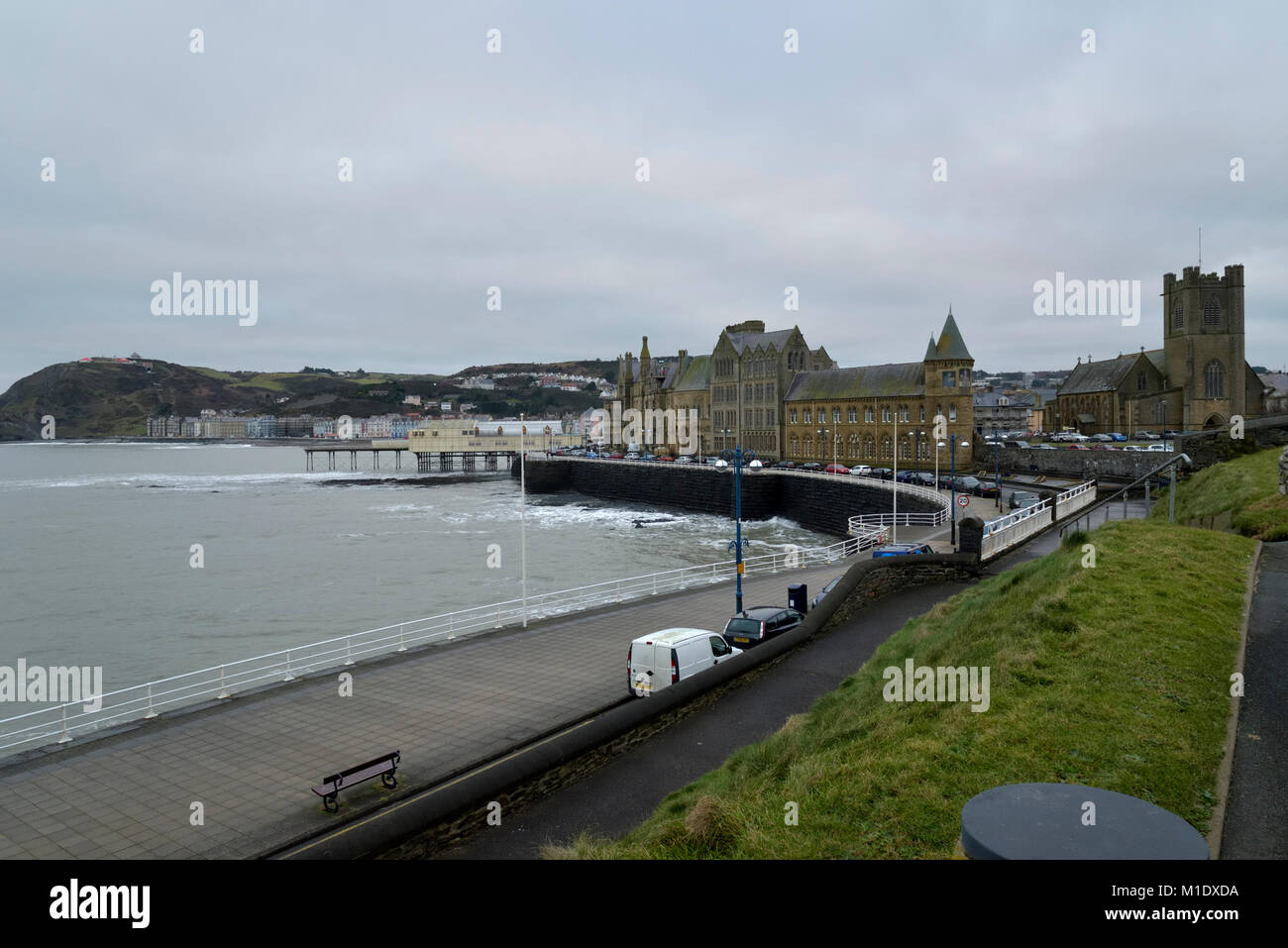 Aberystwyth Sea Front Stock Photo - Alamy