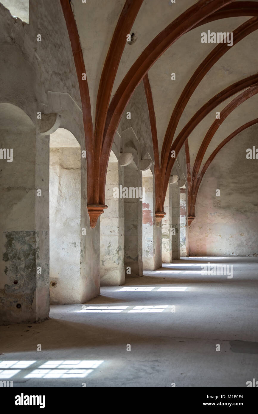 Dormitory room in a monastery Stock Photo - Alamy