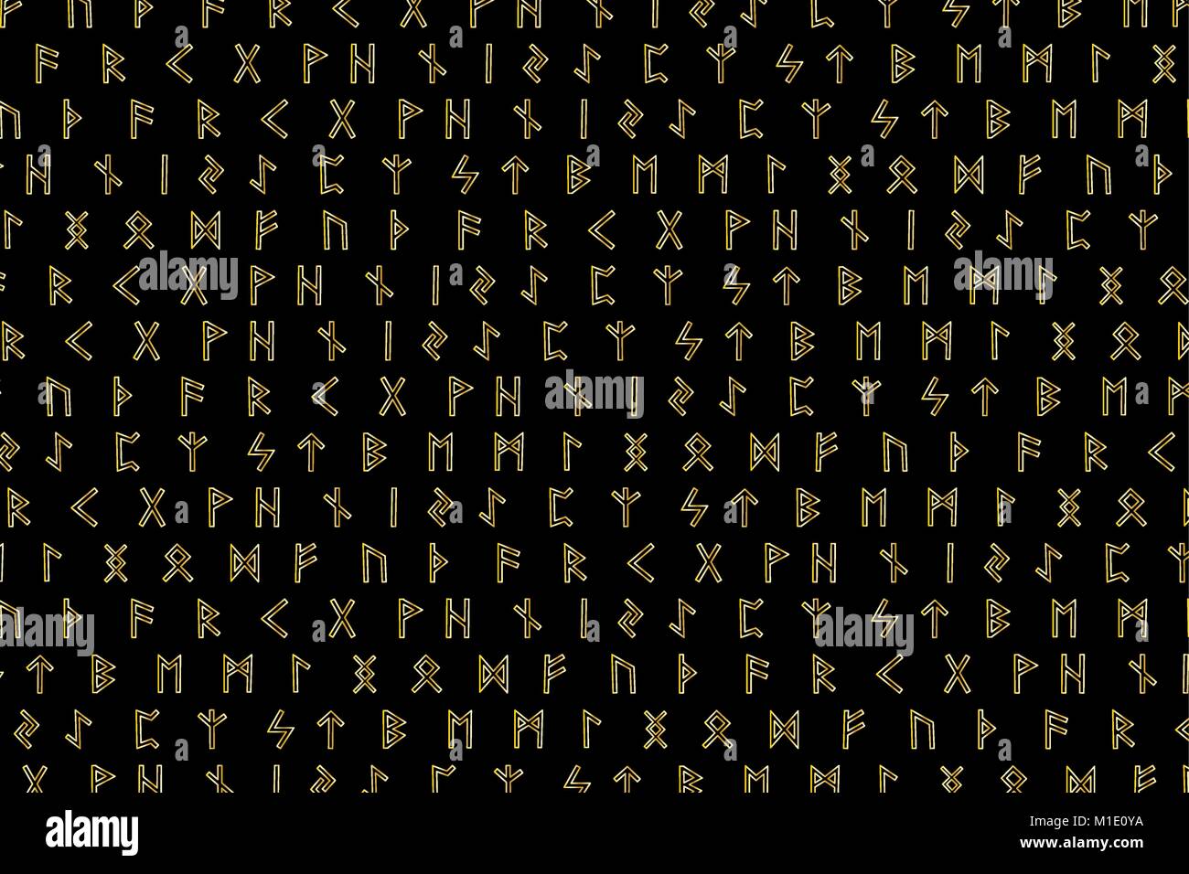 Runic writing Stock Vector Images - Alamy