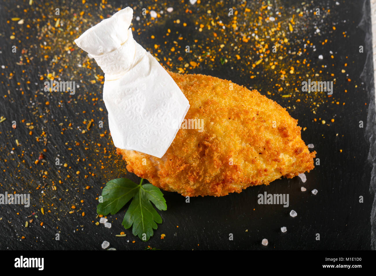 Traditional Kiev cutlet Stock Photo - Alamy