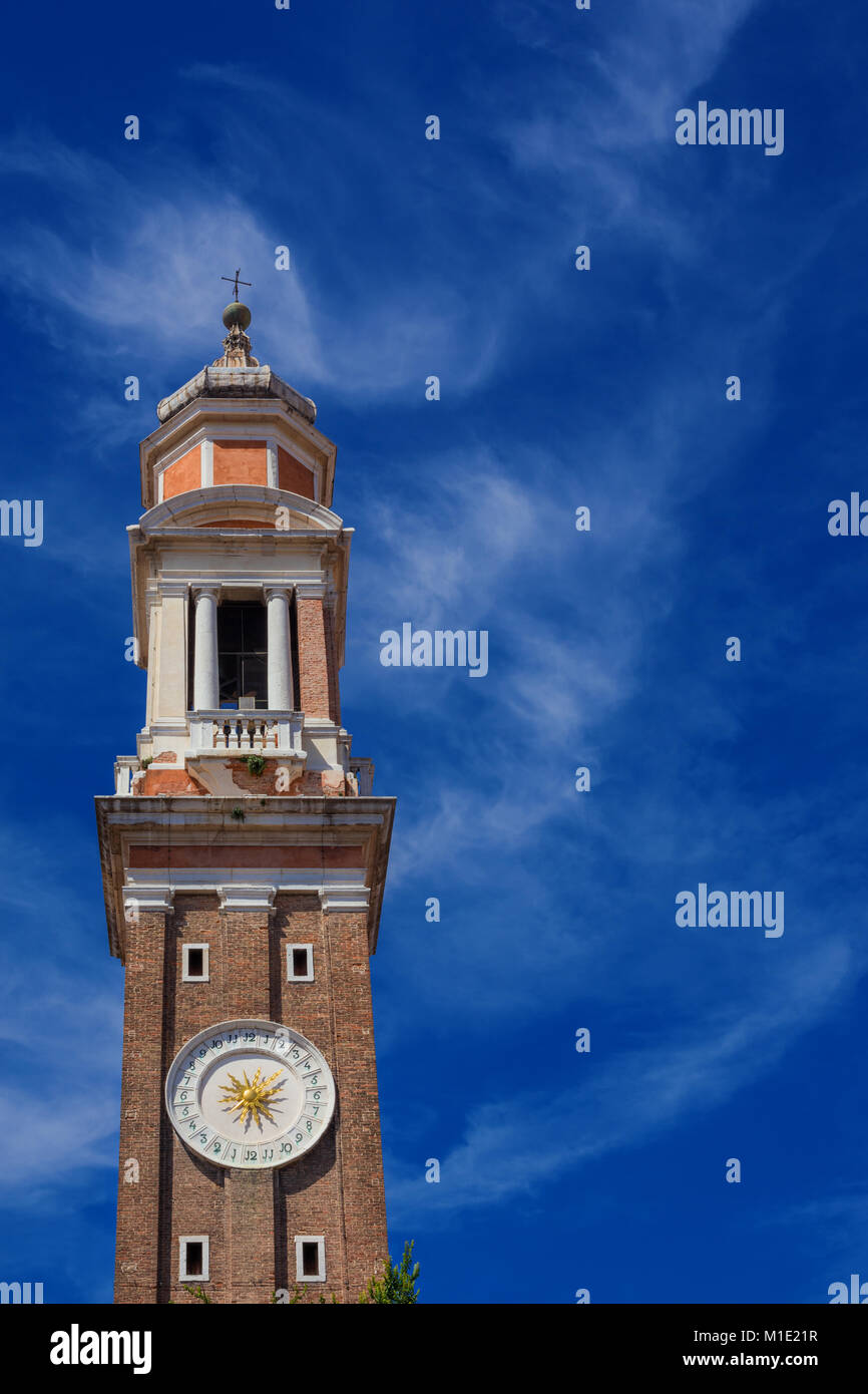 Church of the Holy Apostles of Christ baroque bell and clock tower ...