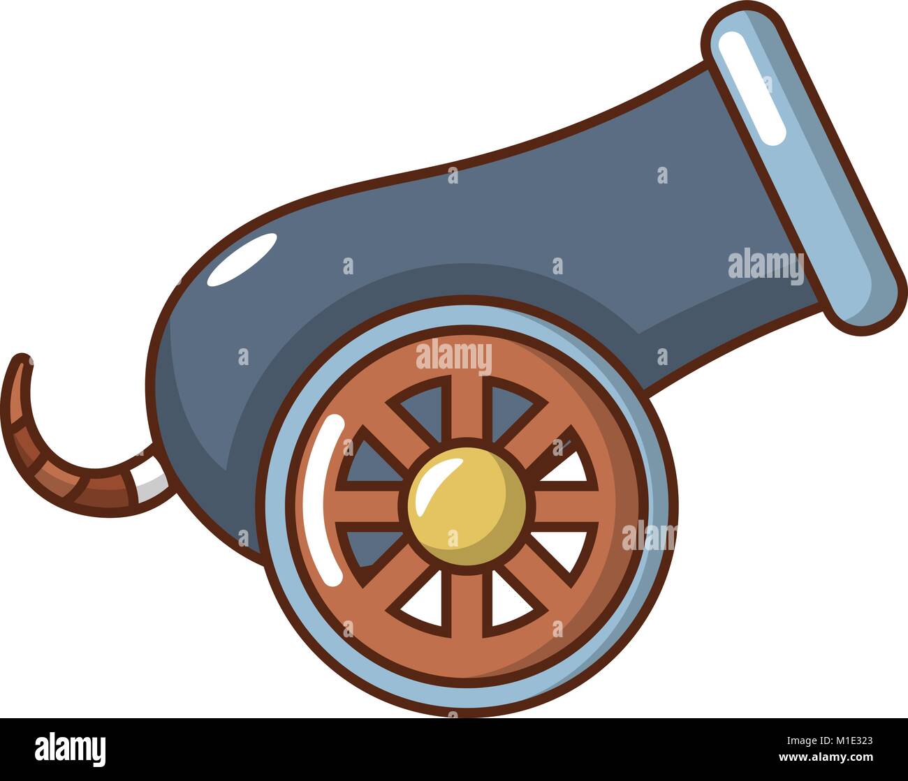 Anti-aircraft gun icon, cartoon style Stock Vector Image & Art - Alamy