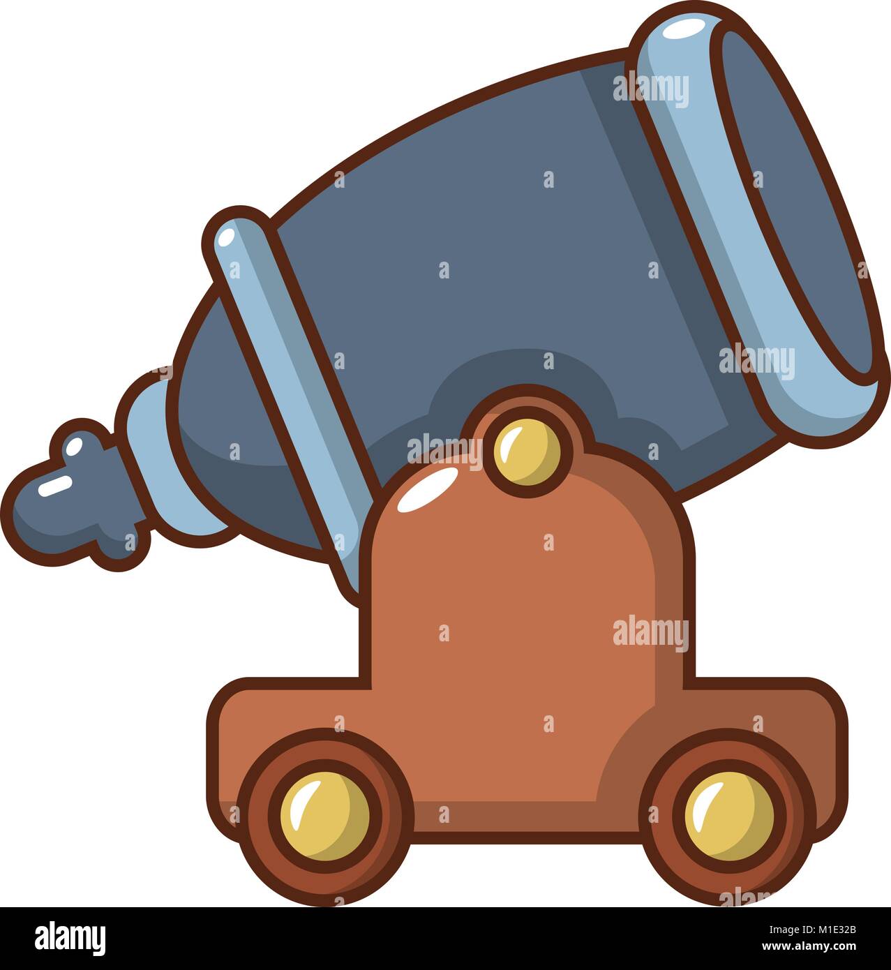 Big gun icon, cartoon style Stock Vector Image & Art - Alamy