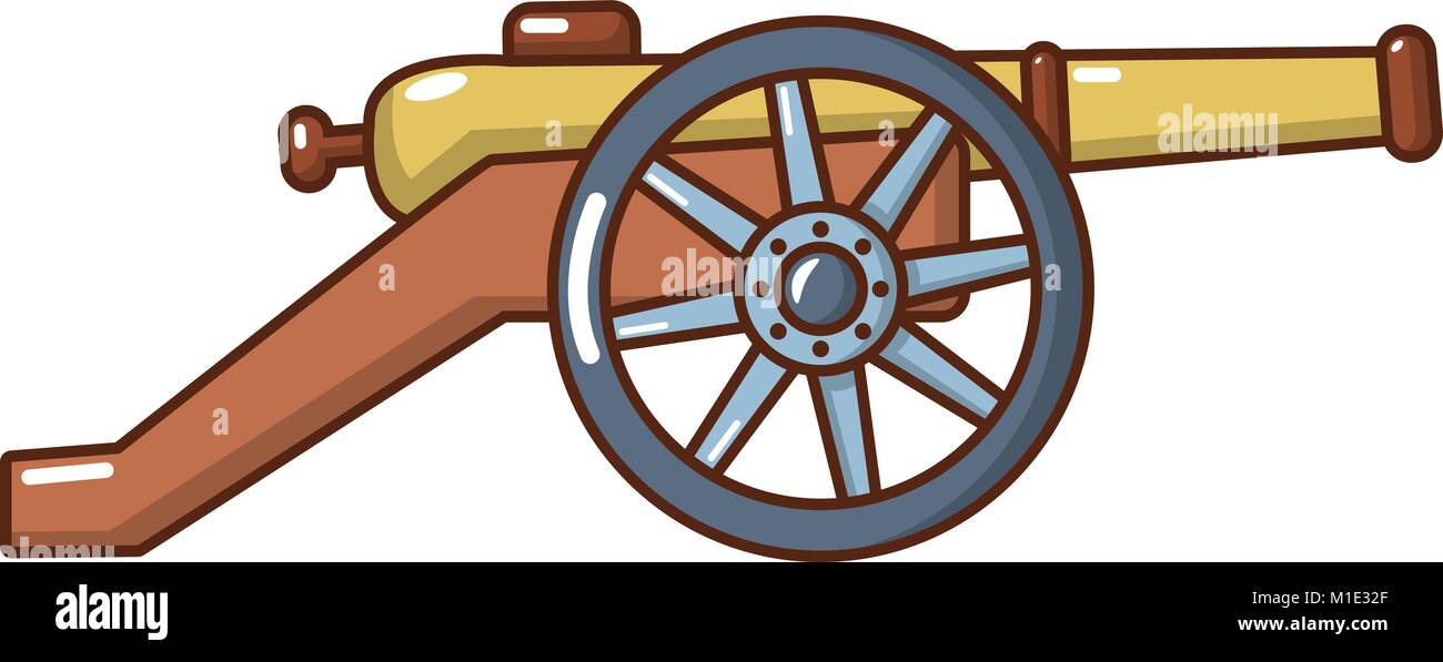 Coastal cannon icon, cartoon style Stock Vector Image & Art - Alamy