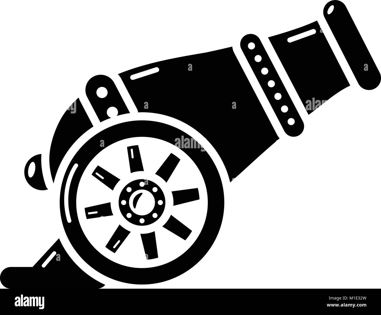 Fire gun icon, simple style Stock Vector Image & Art - Alamy