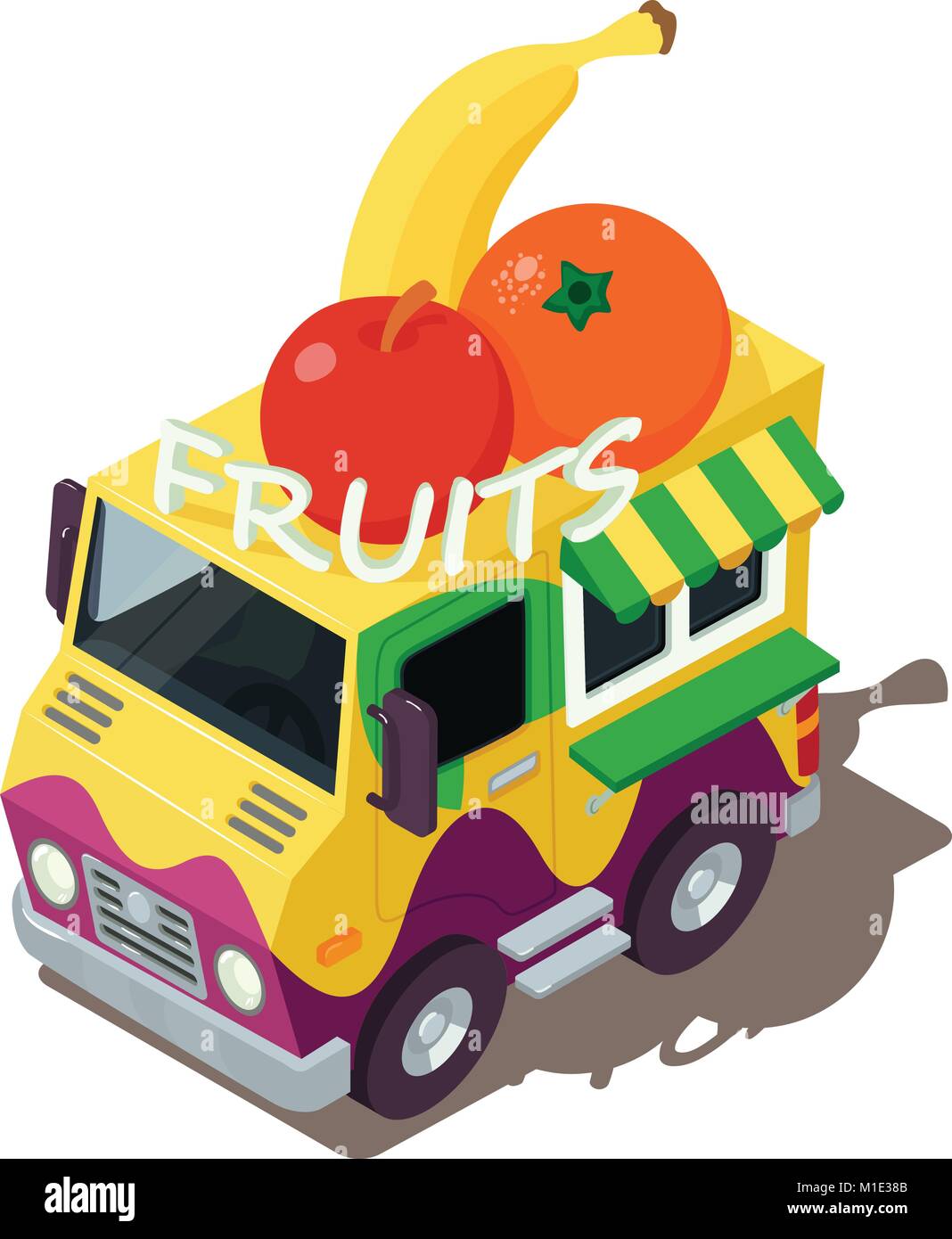 Fruits machine icon, isometric style Stock Vector Image & Art - Alamy