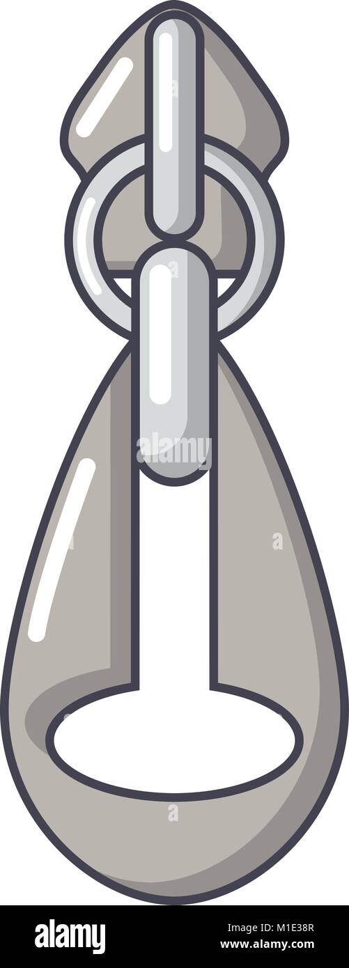 Zipper icon, cartoon style Stock Vector Image & Art - Alamy