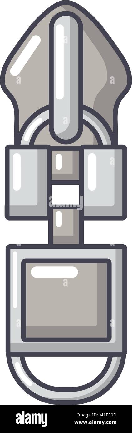 Large zip icon, cartoon style Stock Vector Image & Art - Alamy