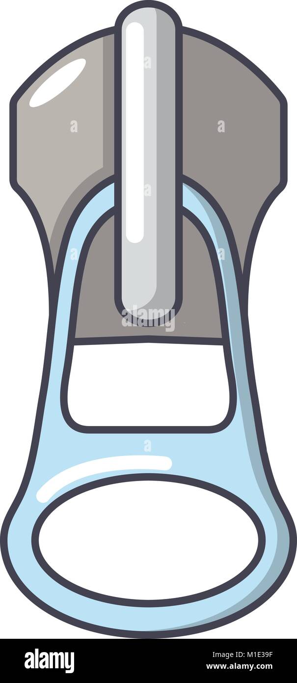 Steel zip icon, cartoon style Stock Vector Image & Art - Alamy
