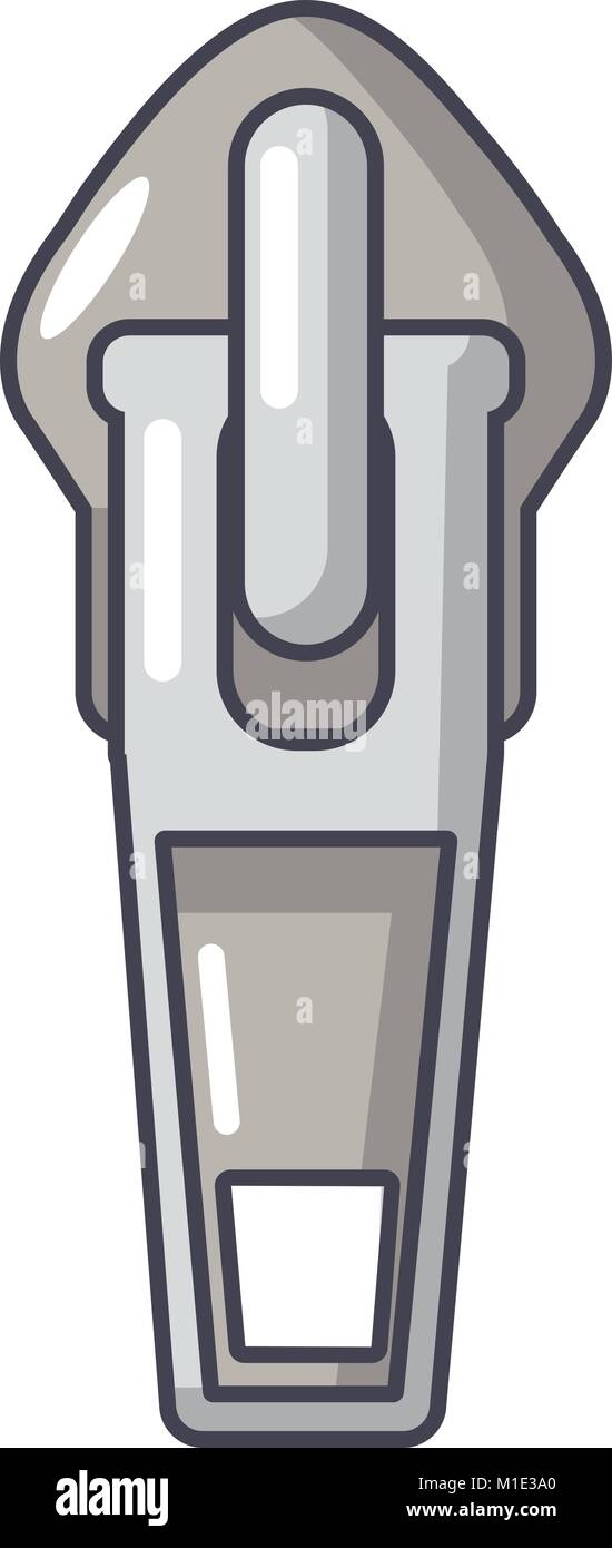 Zip with hole icon, cartoon style Stock Vector Image & Art - Alamy