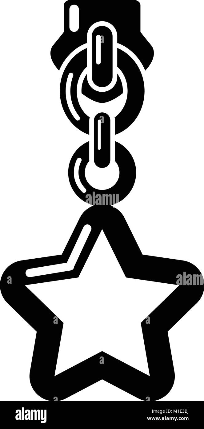 Star zip icon, simple style Stock Vector Image & Art - Alamy