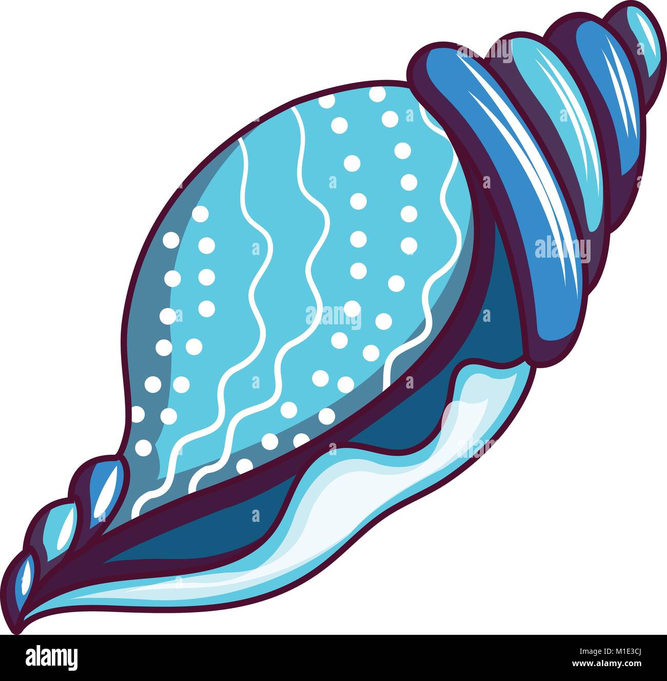 Nature shell icon, cartoon style Stock Vector Image & Art - Alamy