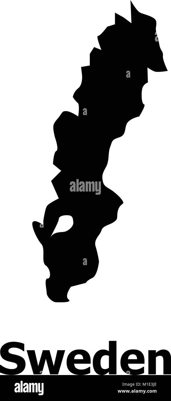 Sweden map icon, simple style Stock Vector Image & Art - Alamy
