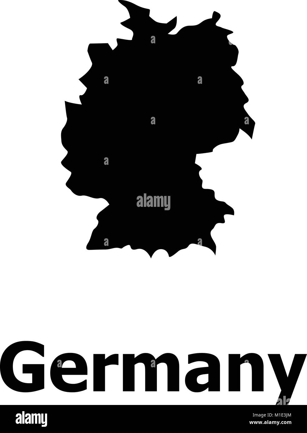 Germany map icon, simple style Stock Vector Image & Art - Alamy