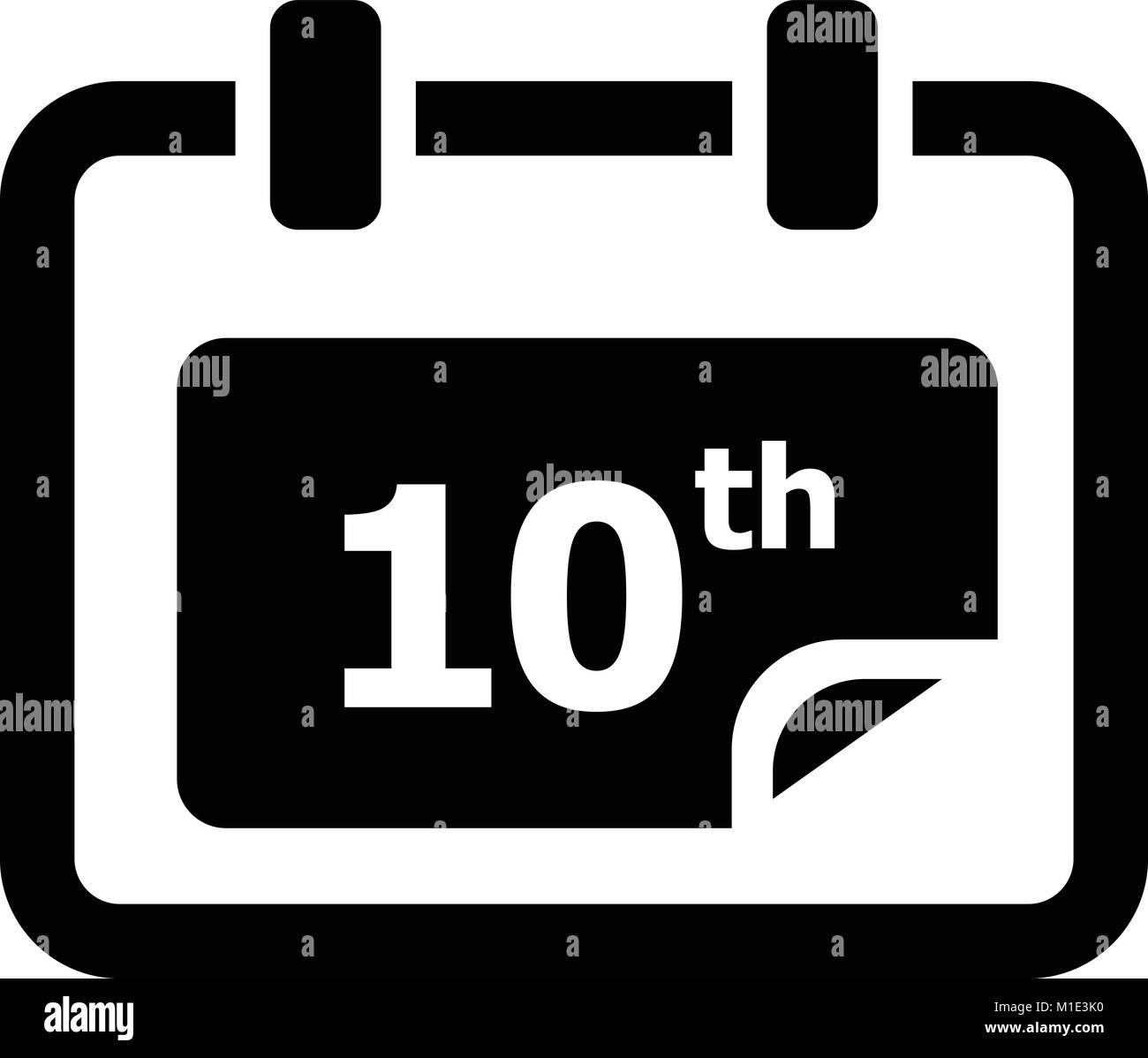 Number calendar icon, simple style Stock Vector Image & Art - Alamy