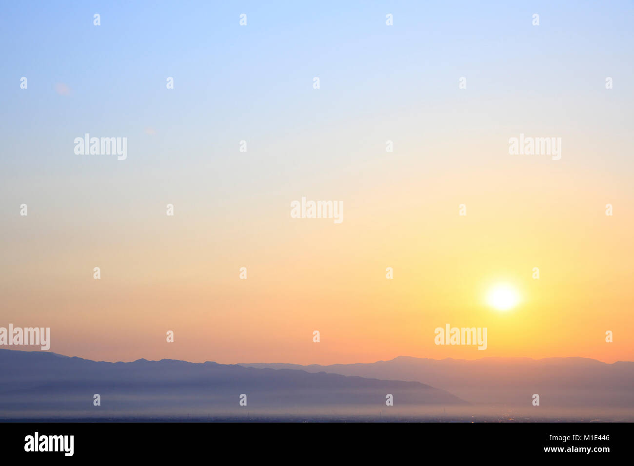 Beautiful colorful sky and clouds, Japan Stock Photo - Alamy