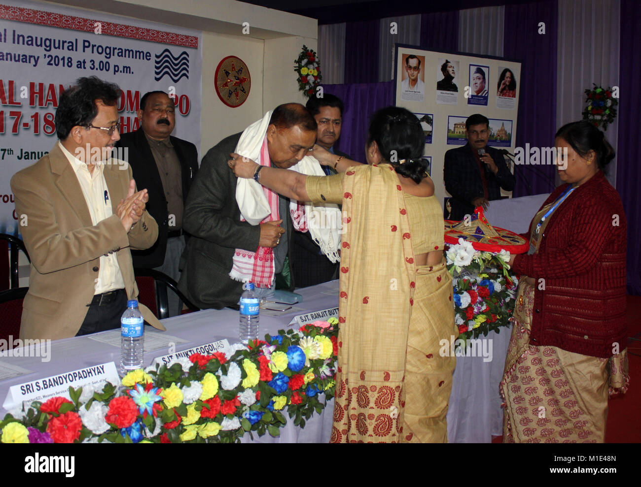 Minister of handloom and textile hi-res stock photography and images ...