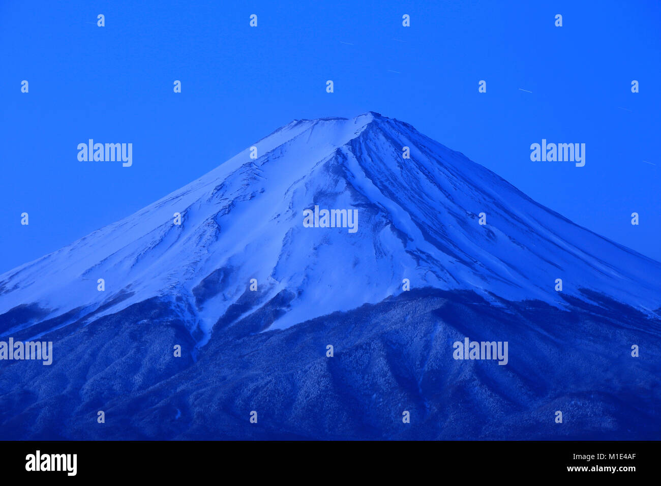 Beautiful view of Mount Fuji, Yamanashi Prefecture, Japan Stock Photo ...