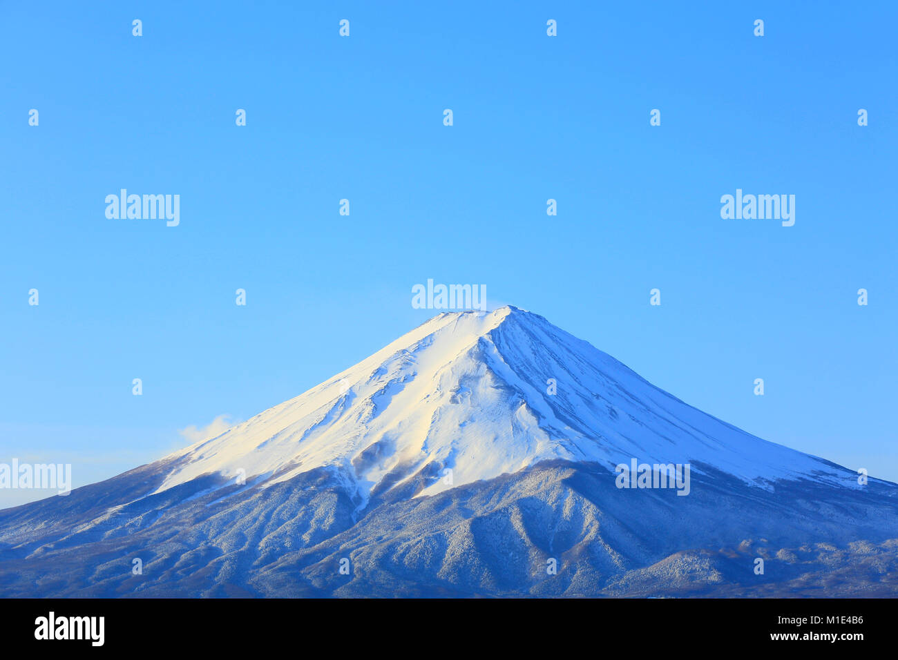 Beautiful view of Mount Fuji, Yamanashi Prefecture, Japan Stock Photo ...
