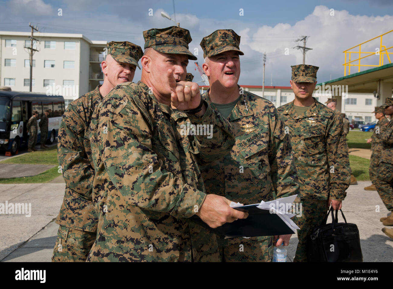 The Assistant Commandant of the Marine Corps Gen. Glenn M. Walters ...