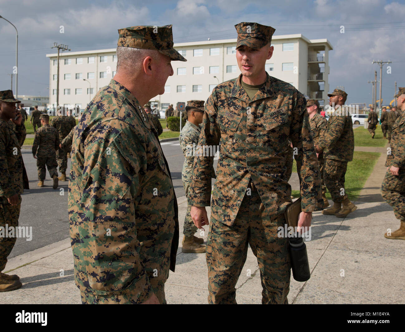 The Assistant Commandant of the Marine Corps Gen. Glenn M. Walters ...
