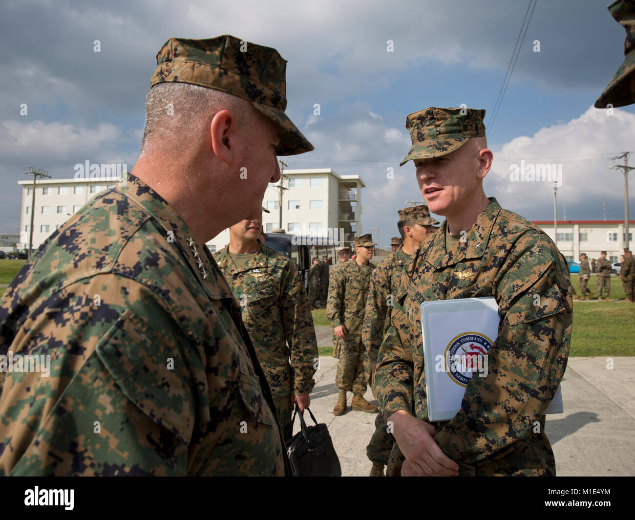 The Assistant Commandant of the Marine Corps Gen. Glenn M. Walters ...