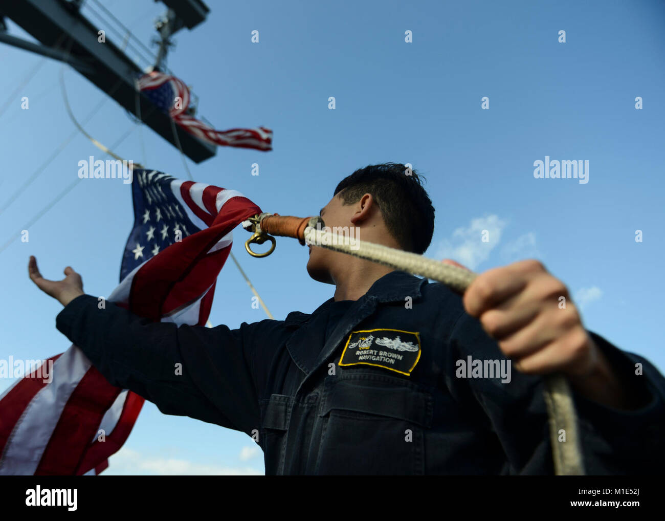 WESTERN PACIFIC (Nov. 12, 2017) U.S. Navy Quartermaster 3rd Class ...