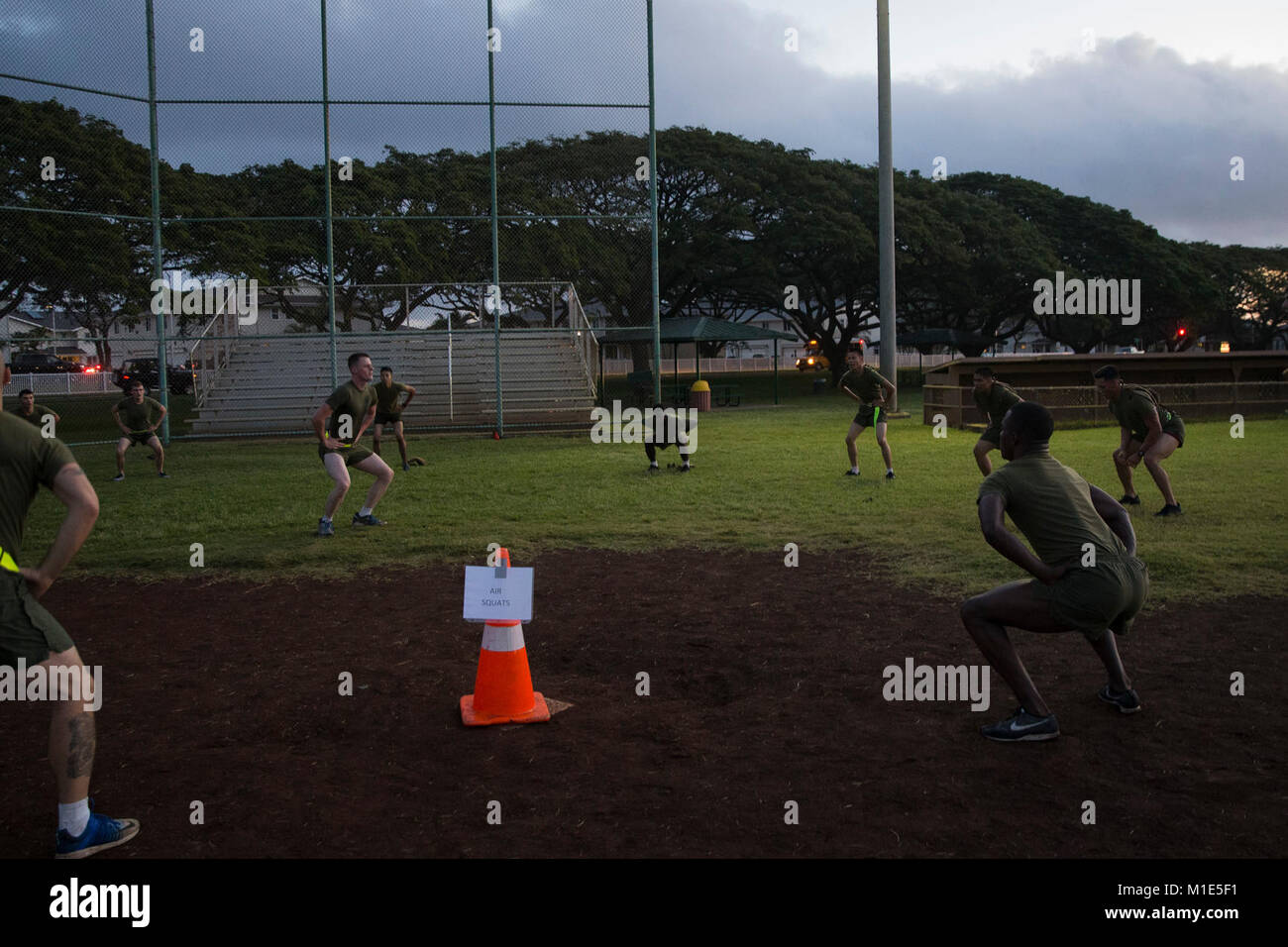 U.S. Marines with Headquarters Battalion, Marine Corps Base Hawaii ...