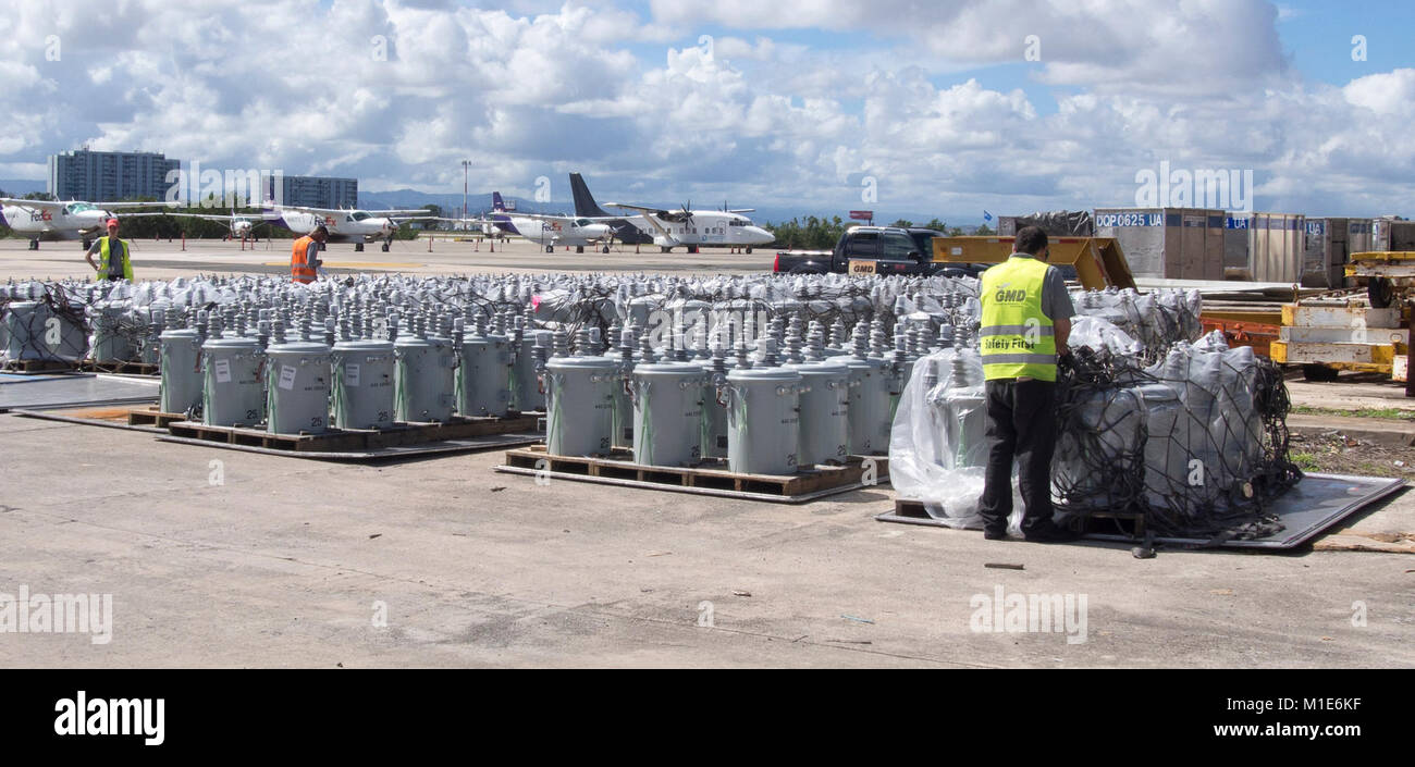 On Saturday, January 20, 2018, 253 transformers arrived at the San Juan ...