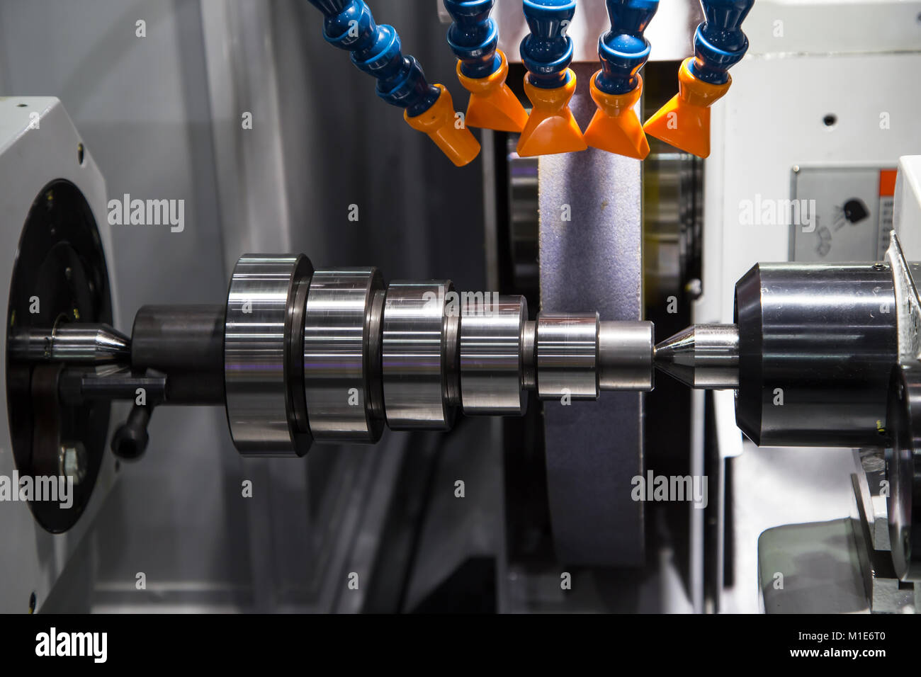 CNC cylindrical grinding machine Stock Photo - Alamy