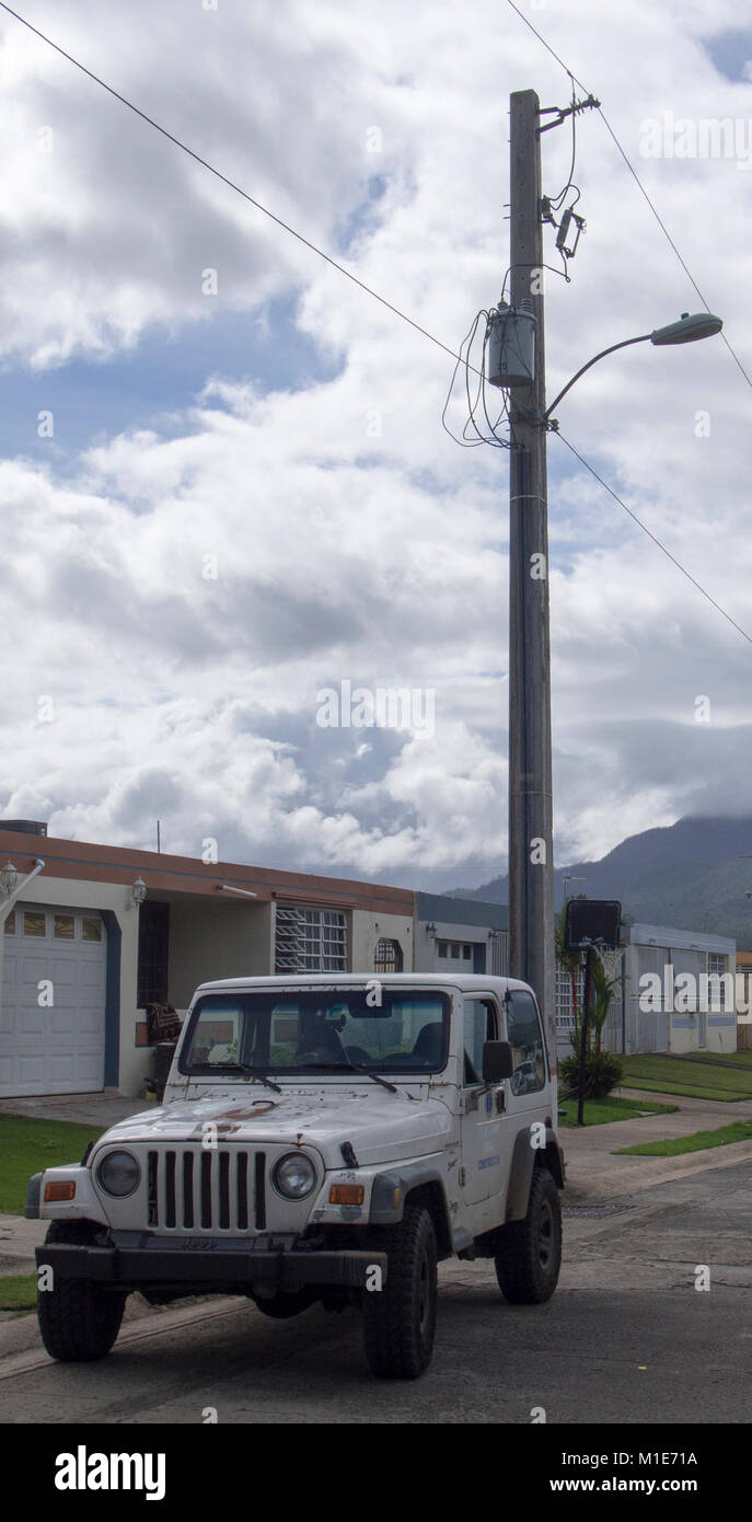 The transformer at the top of the pole pictured, arrived at the San ...