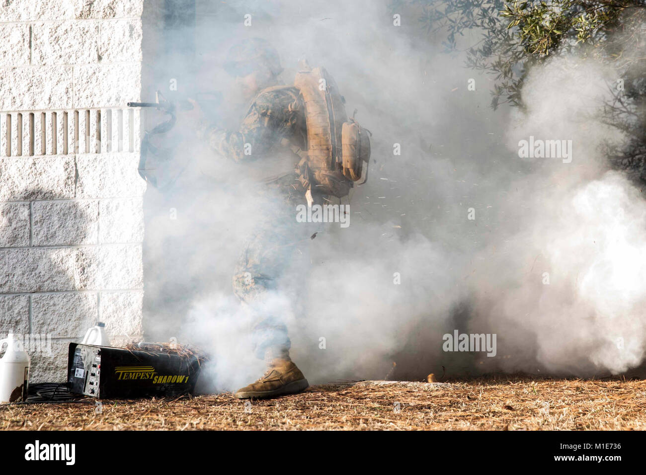 A corpsman with 2nd Medical Battalion, 2nd Marine Logistics Group ...