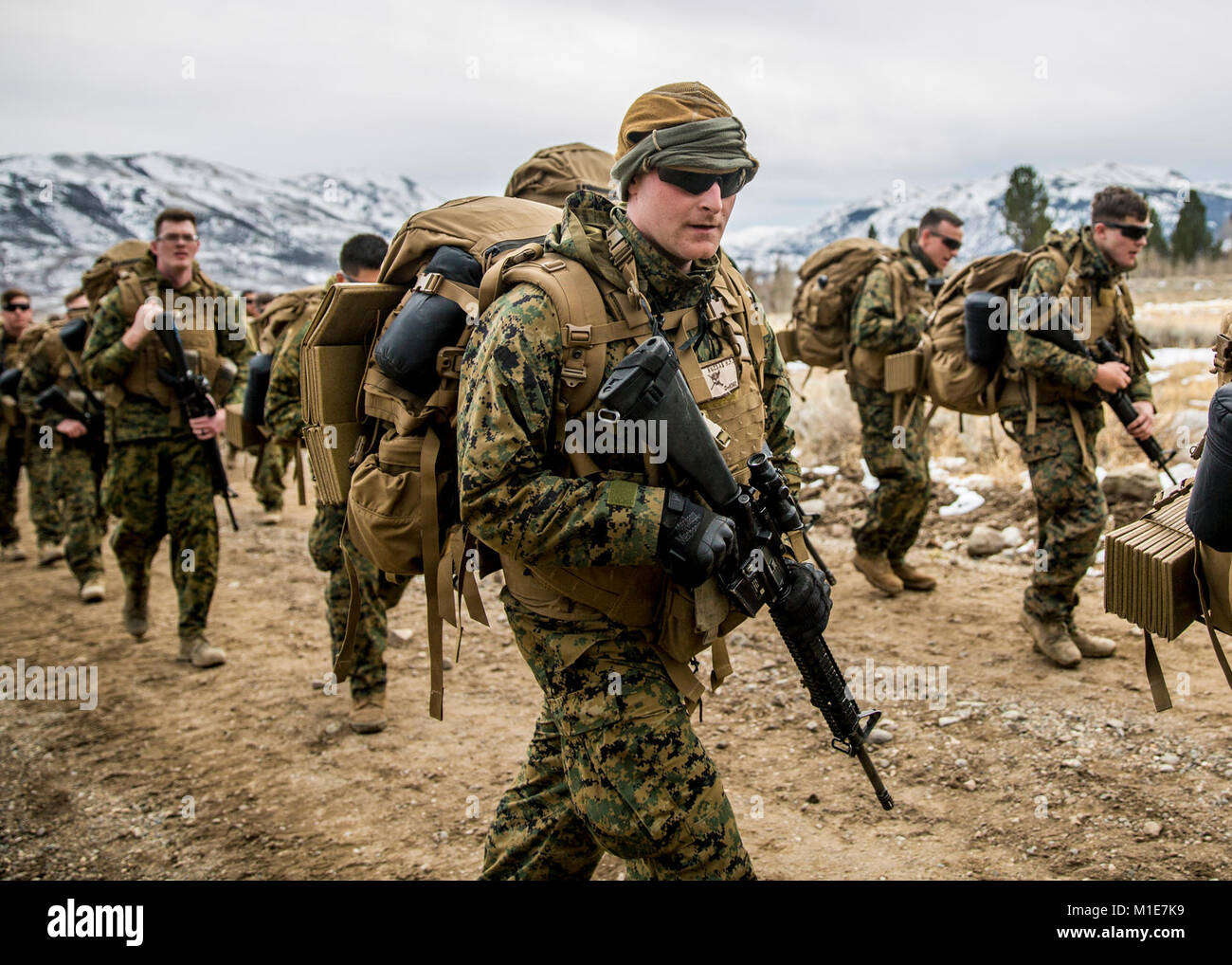 U.S. Marine Corps Cpl. Harrison F. Kuzdas a low altitude air defense ...