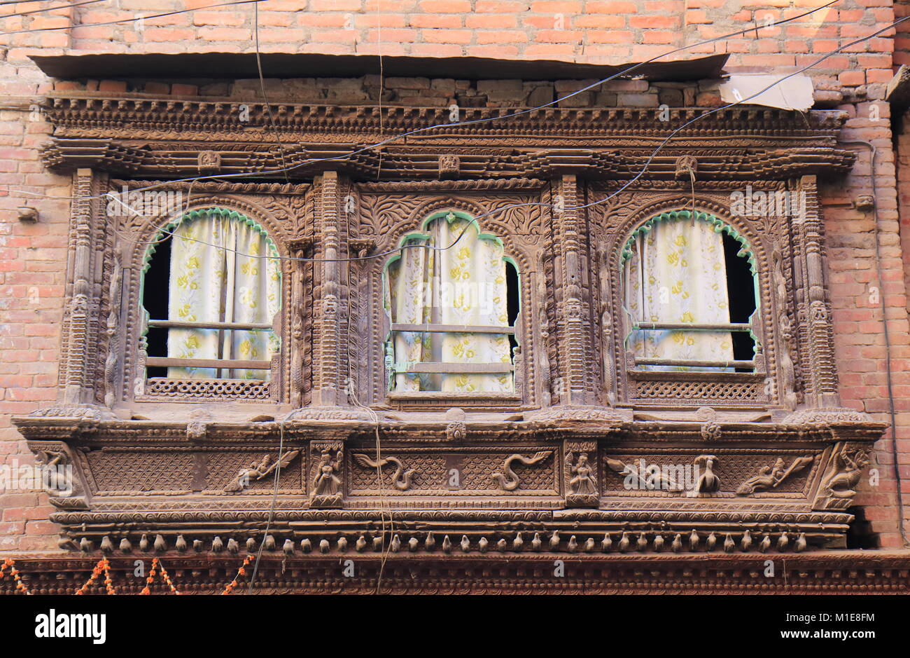 Traditional window architecture kathmandu hi-res stock photography and ...