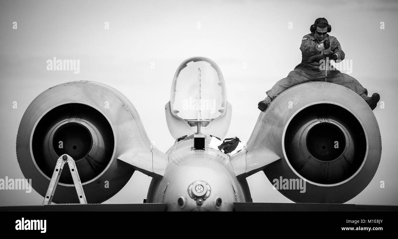 Senior Airman Adam Jurek, from the 122nd Hydraulic shop, 122nd Fighter ...