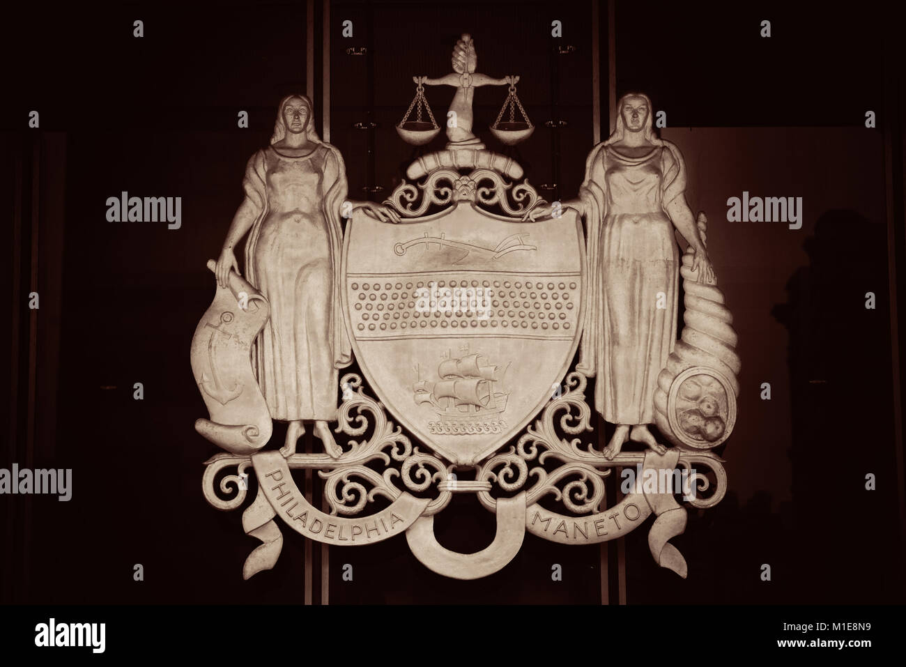 Seal of the city of philadelphia hi-res stock photography and images ...