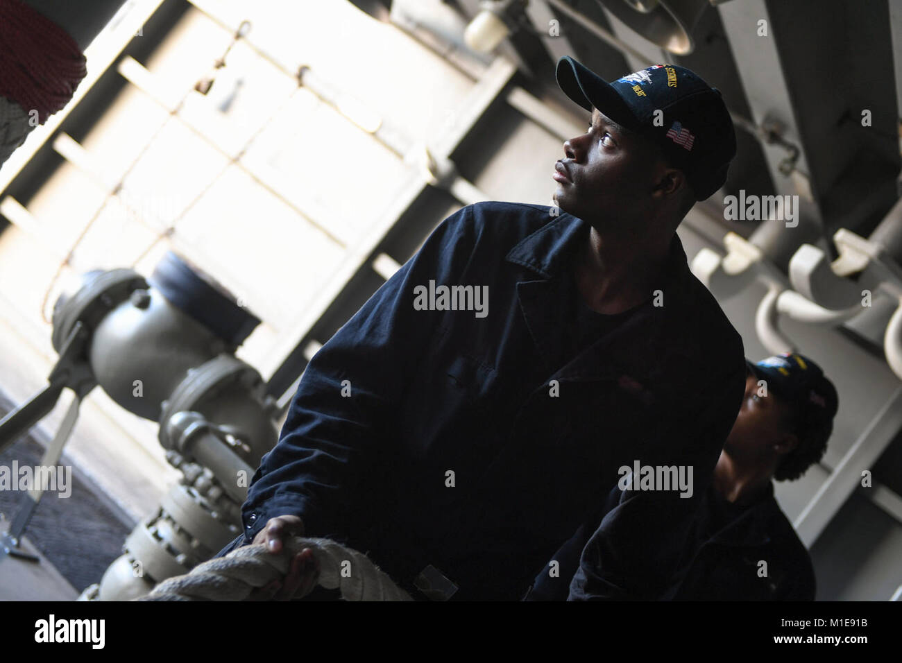 NAVAL AIR STATION NORTH ISLAND (Jan. 26, 2018) Seaman Elijah King, from ...