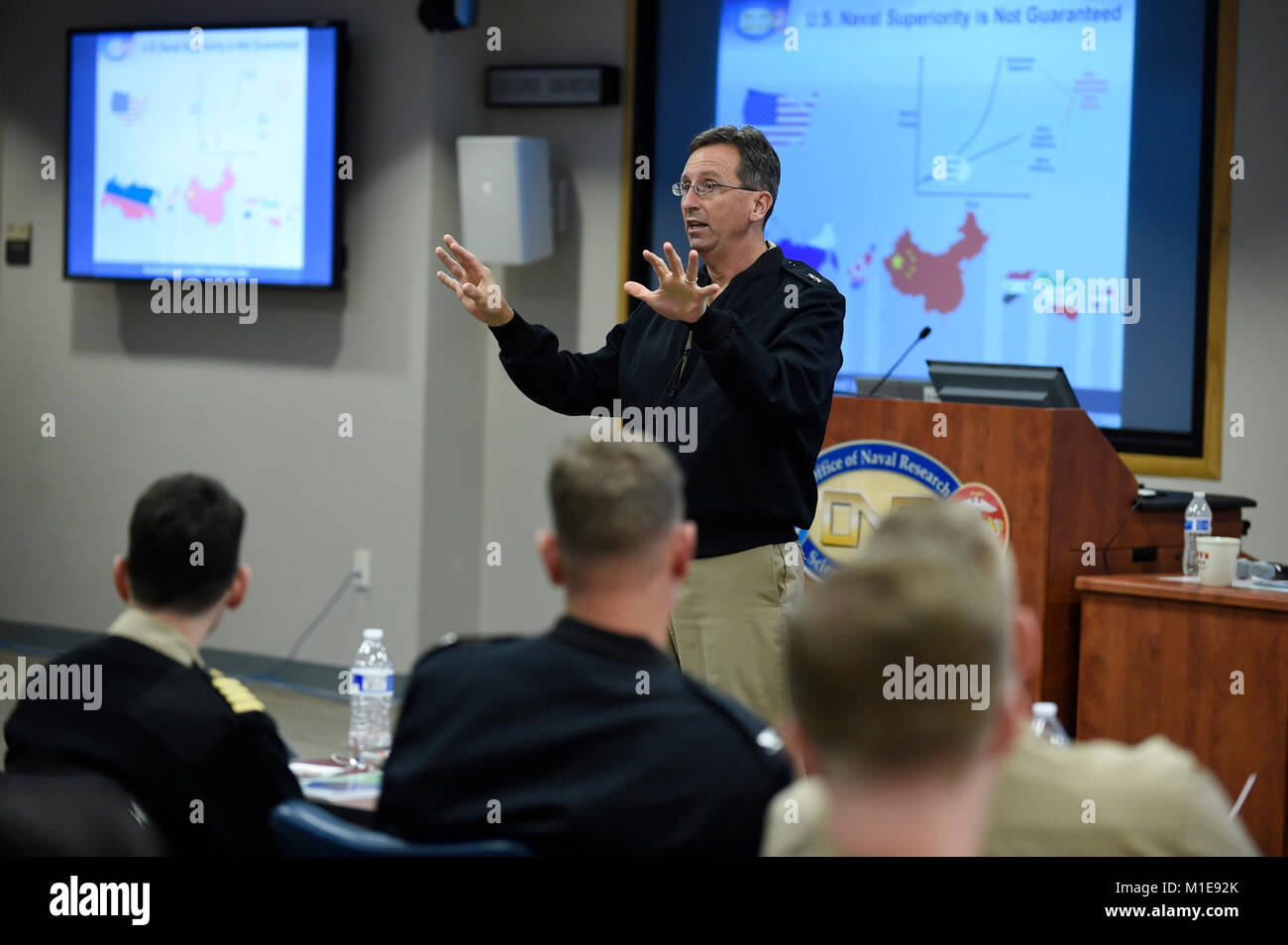ARLINGTON, Va. (Jan. 26, 2018) Rear Adm. David Hahn, chief of naval ...