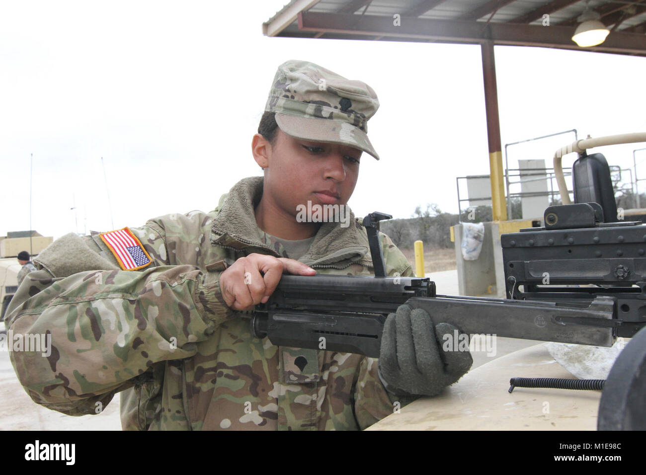 Army Reserve Spc. Destiny Wright, a chemical, biological, radiological ...