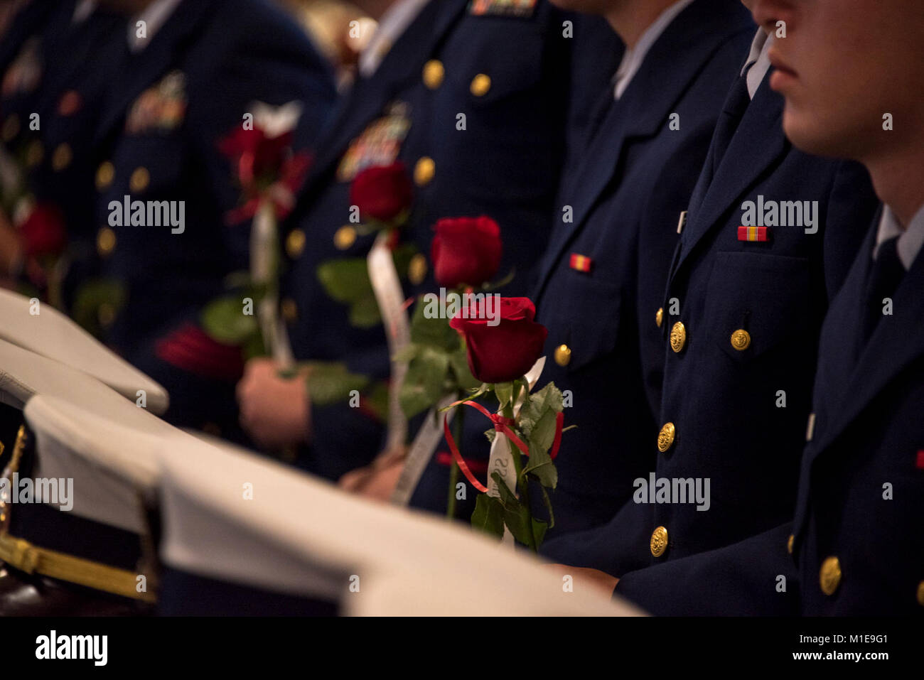 Crewmembers from the Coast Guard Cutter Joshua Appleby, a 175-foot ...